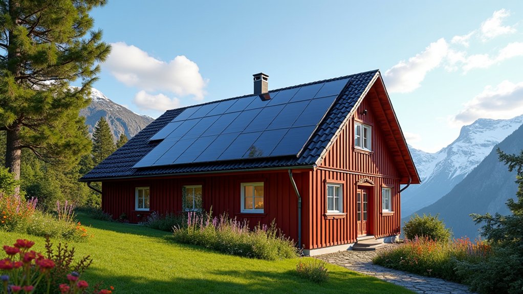 Fordeler og ulemper med solcellepaneler på norske tak