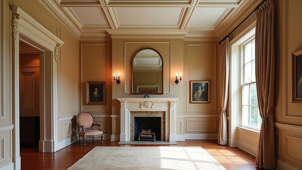 21 Classic Colonial Interior Design Molding and Trim Ideas That Shine